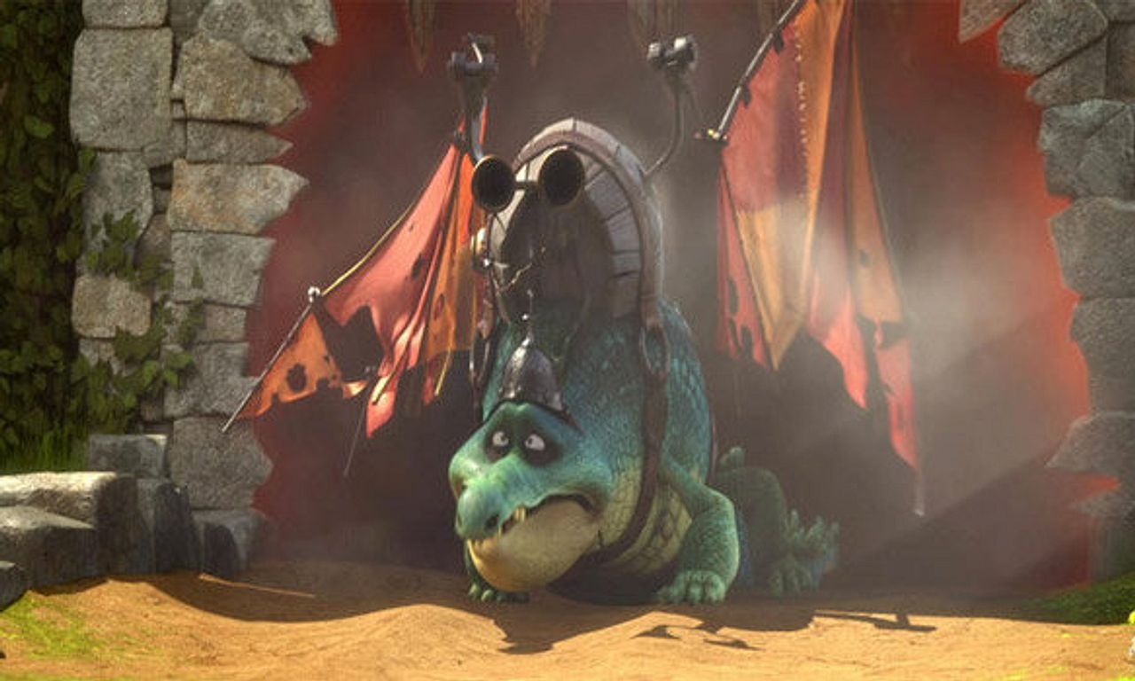 Justin and the Knights of Valour clip: Gustav the Crocodile