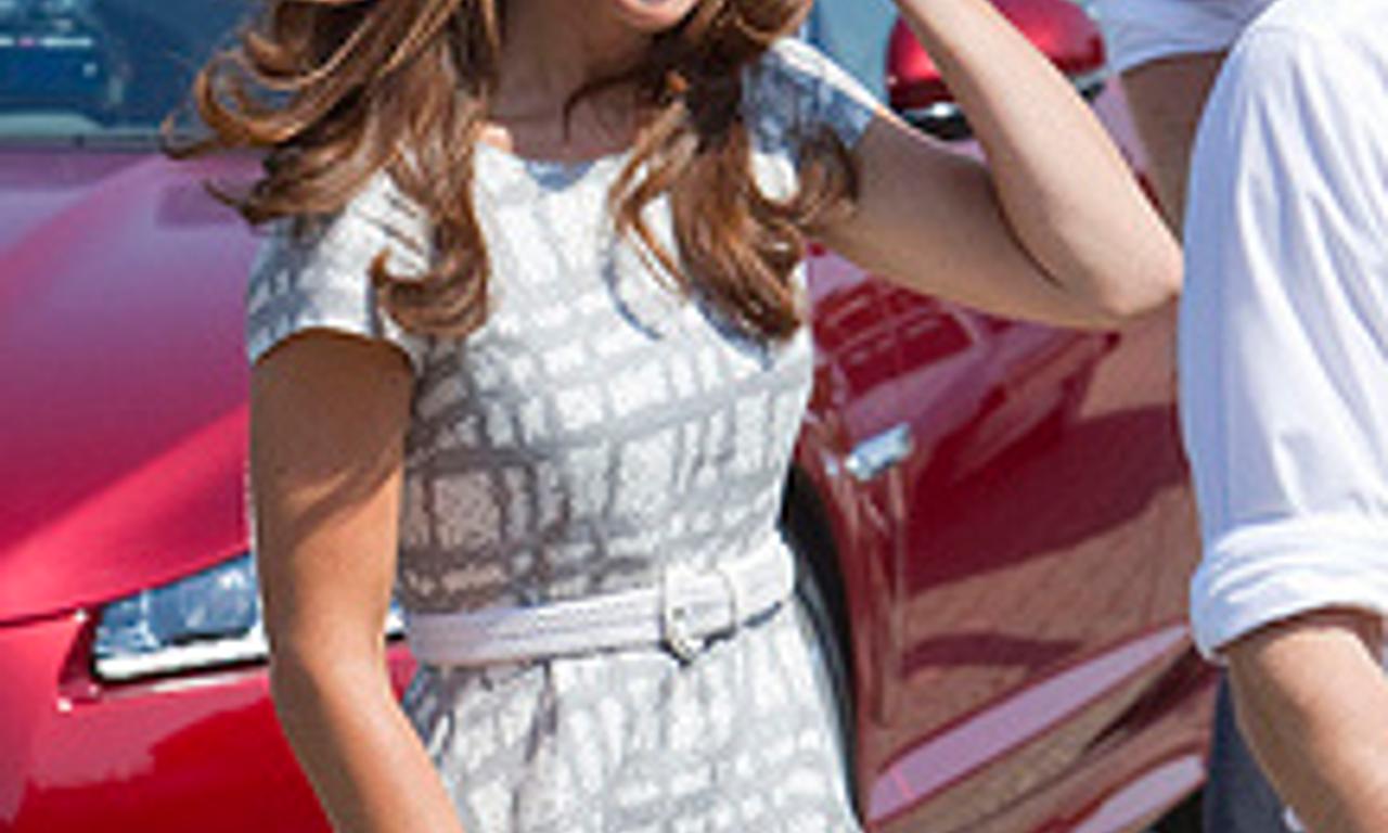 Catherine, Duchess of Cambridge, aka Kate Middleton on the football ...