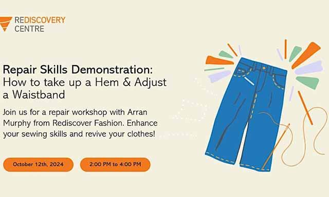 Repair Skills Demonstration at Rediscovery Centre - 12th October 2024 ...