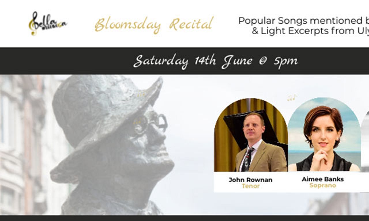 Bloomsday Recital: Songs of Joyce & Excerpts from Ulysses at St. Finian ...