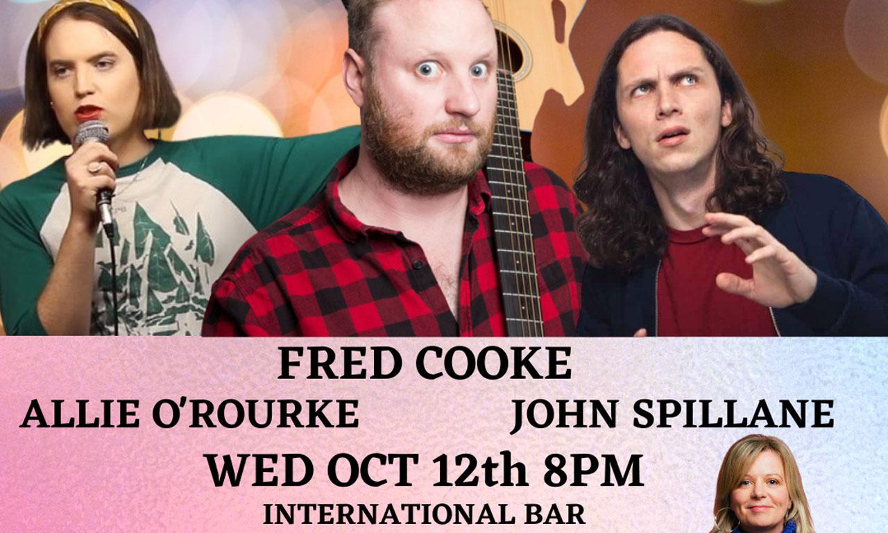 Fred Cooke, John Spillane, Allie O'Rourke at the International Bar at ...