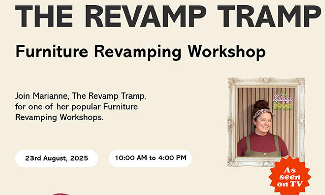The Revamp Tramp: Furniture Revamping Workshop at Rediscovery Centre - 23rd August 2025 ...
