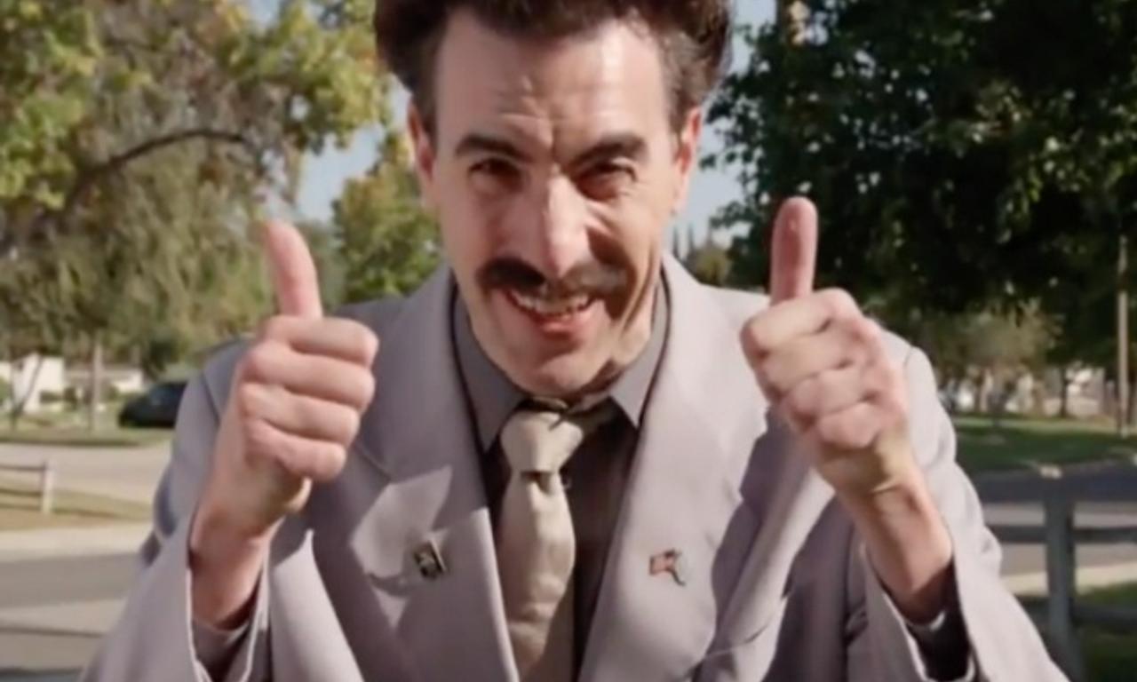 Borat is back to do some "election tamponing" on the US public