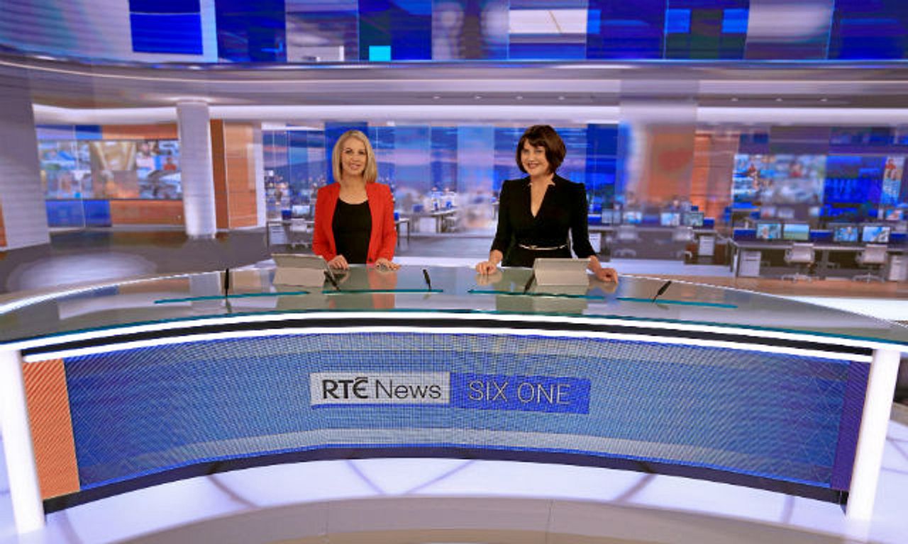 RTÉ unveil new look for the News studio