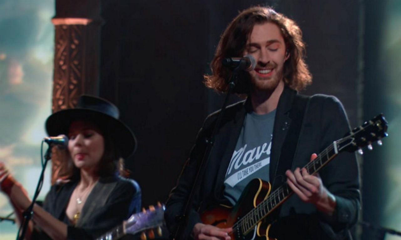 Hozier gave a stunning performance of 'Almost' on 'The Late Show' last ...