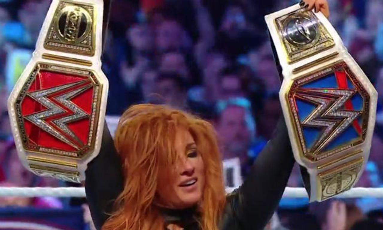 Becky Lynch makes history by winning the first double WWE Championship