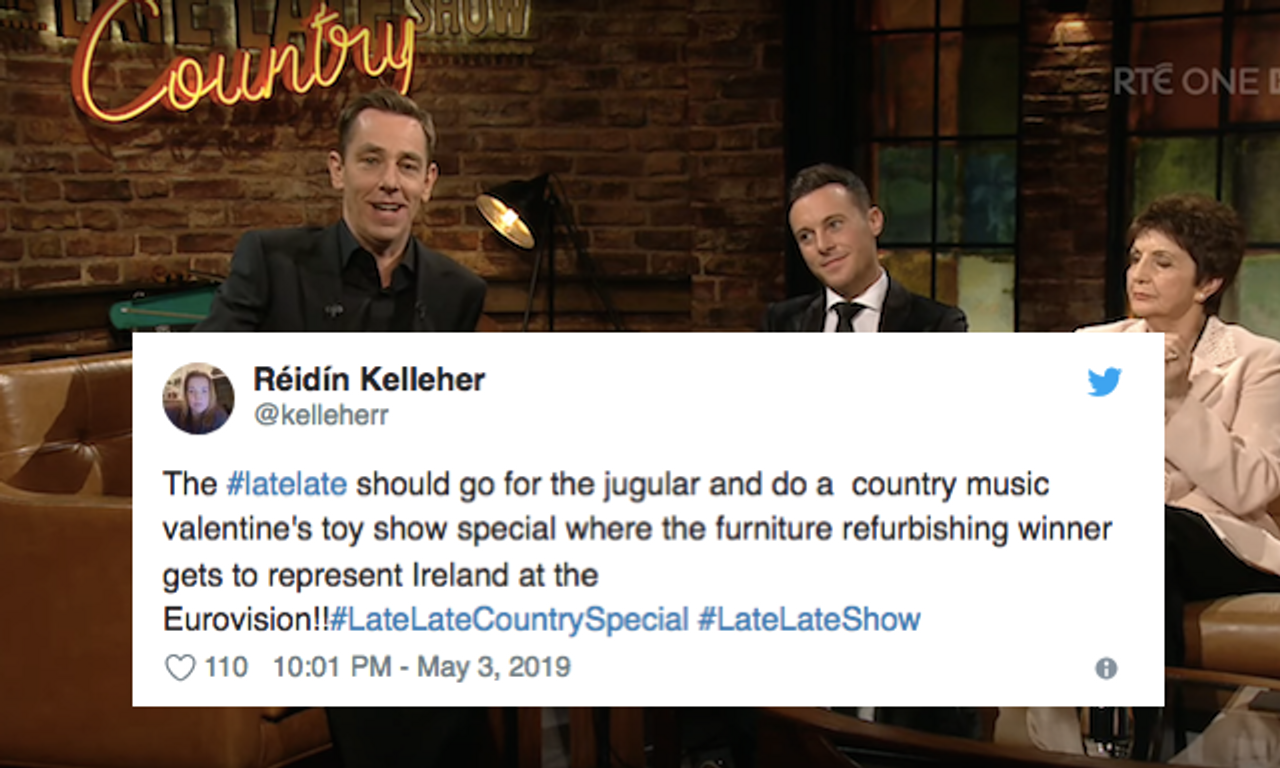 The 10 Best Tweets During 'The Late Late Country Special'