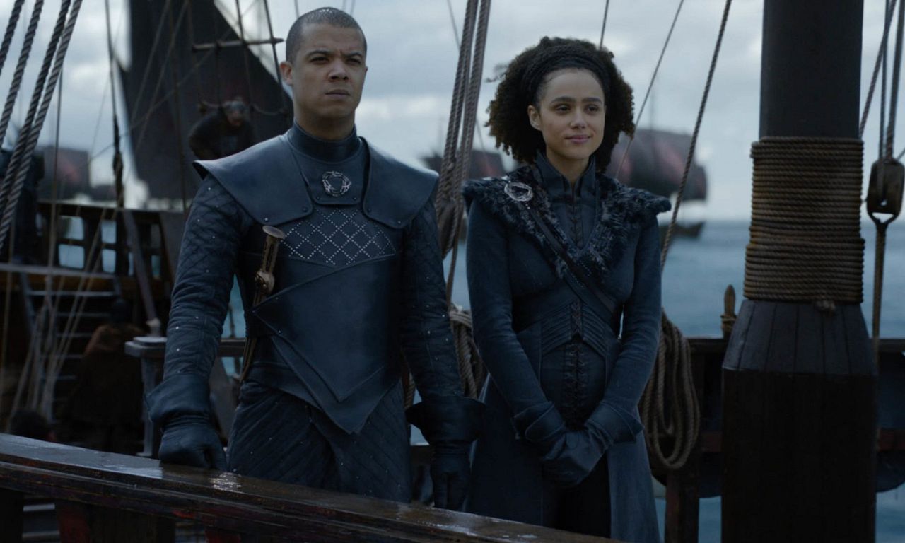 This behind-the-scenes vid of Game of Thrones' Grey Worm and Missandei ...