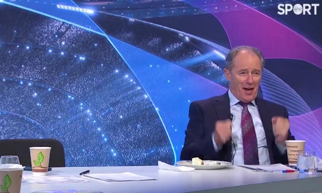 Enjoy Brian Kerr joyfully reacting to Spurs' last-minute victory