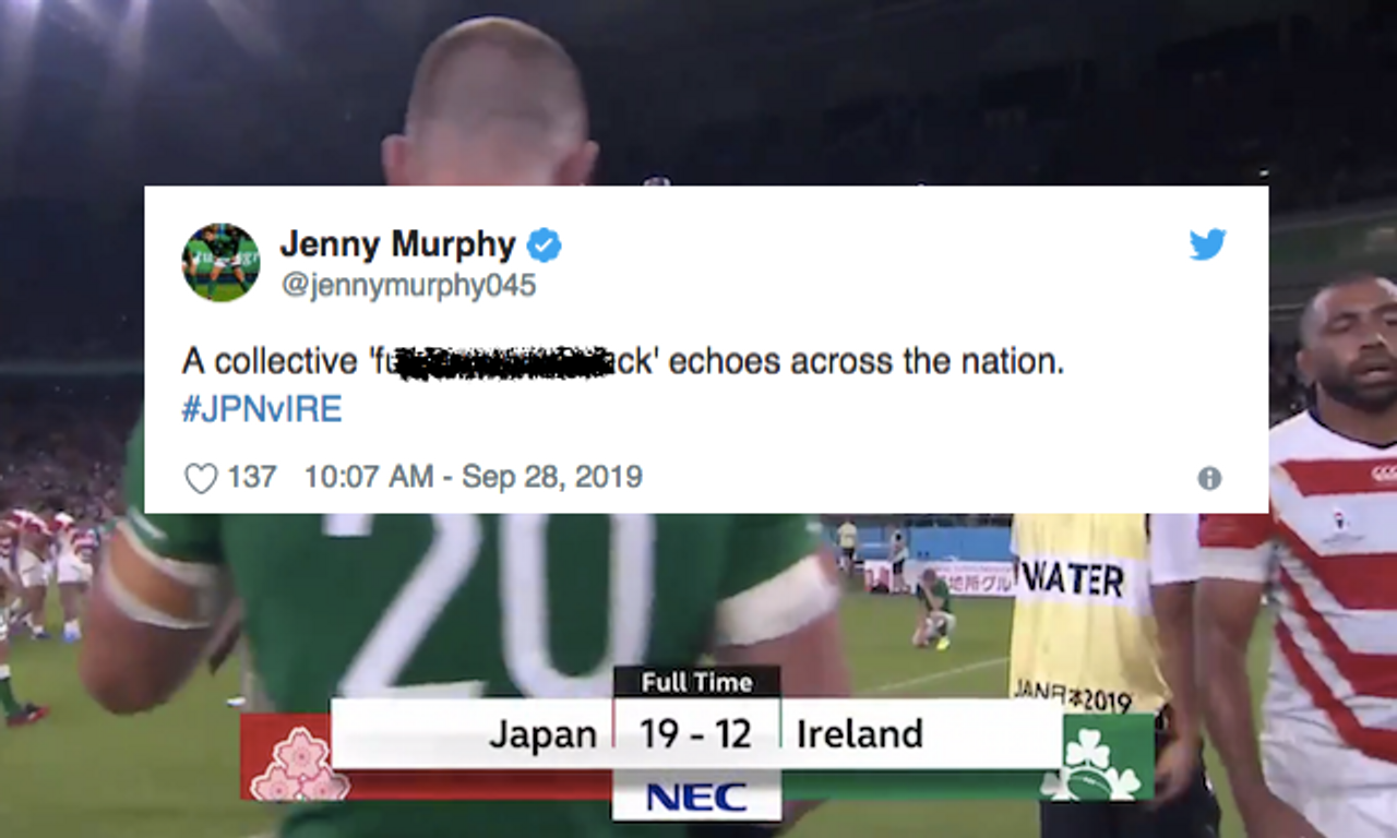 The 10 Best Tweets during the Ireland v Japan rugby match
