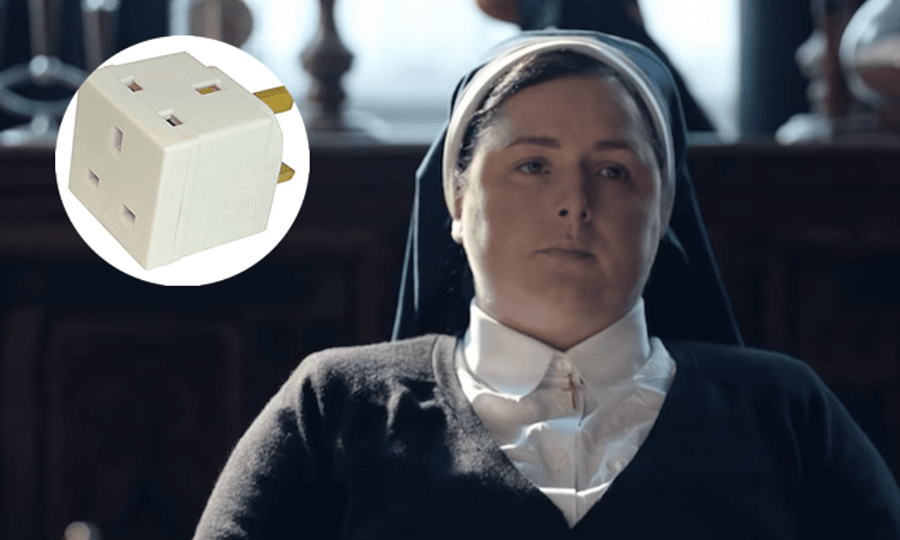 Sister Michael from 'Derry Girls' has an important message about cube plugs