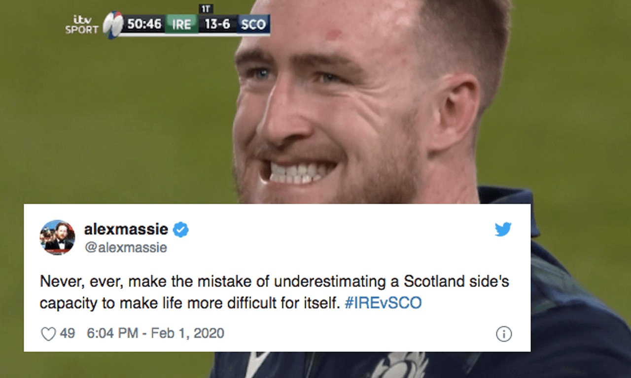The 10 funniest tweets during the Ireland v Scotland match