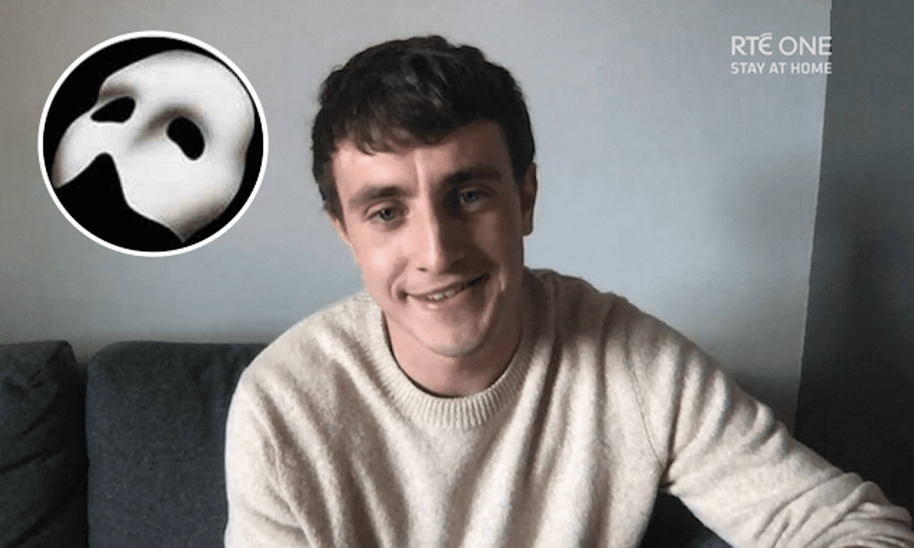 Here's 'Normal People' star Paul Mescal performing 'Phantom of the ...