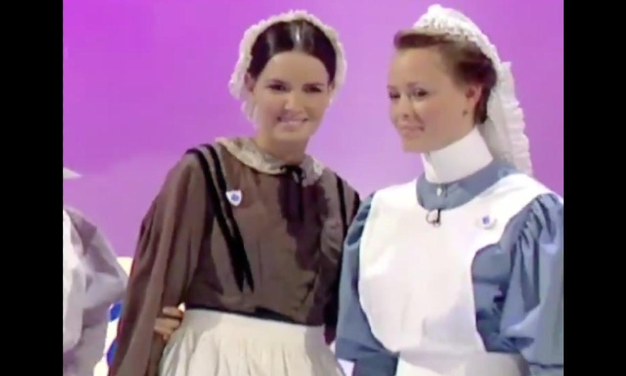 This unearthed video of Girls Aloud modelling old nurses outfits is ...