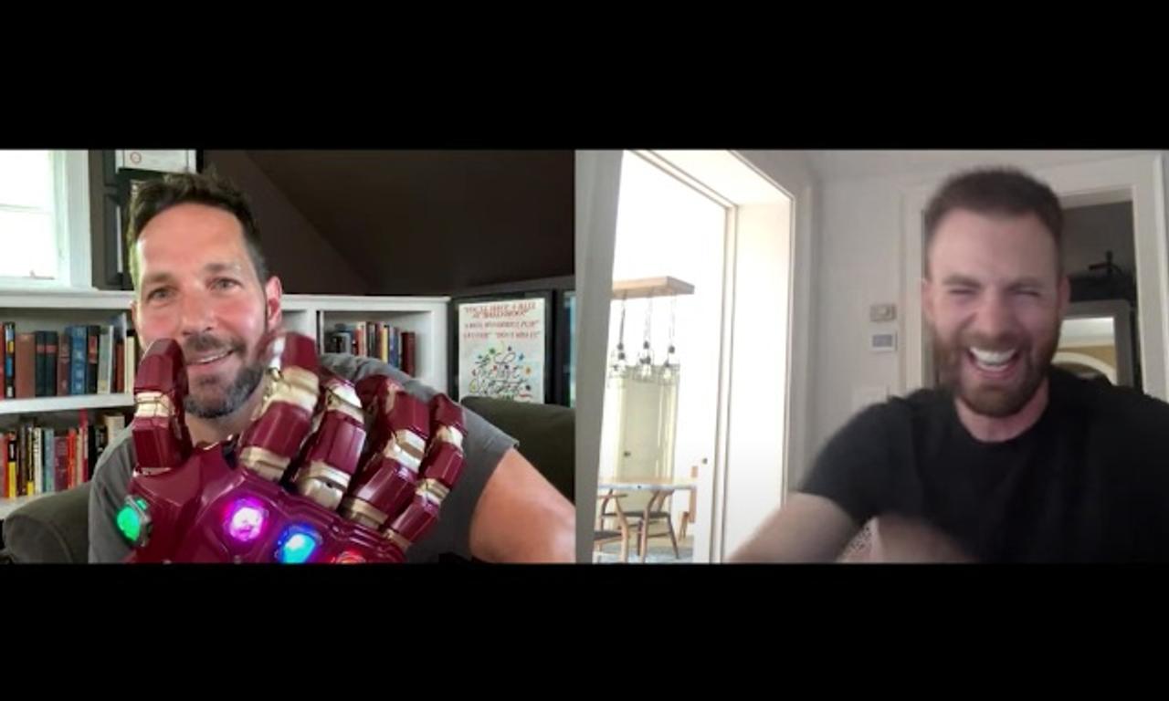 Paul Rudd and Chris Evans have the best craic interviewing each-other