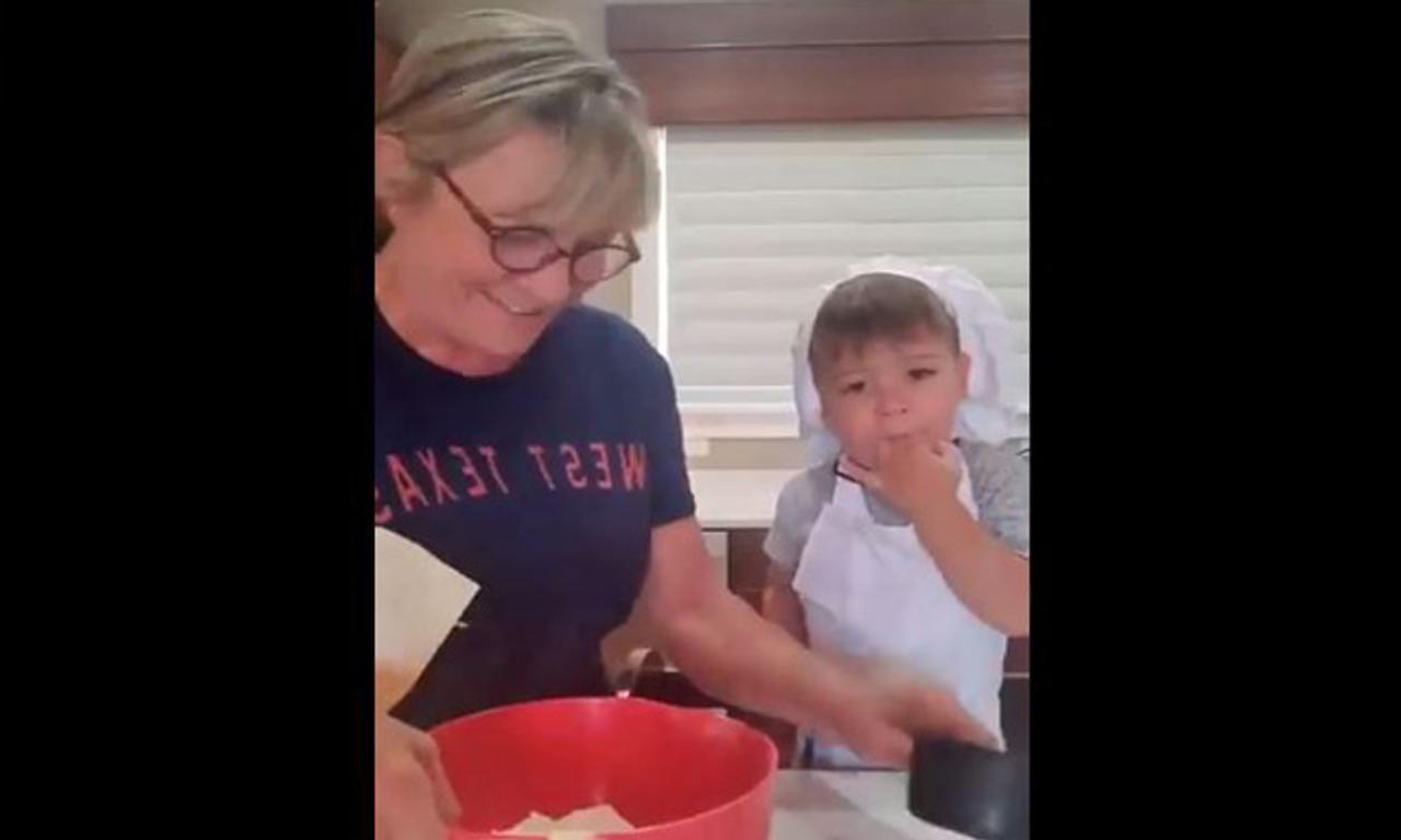 This video of a kid ruining the baking is winning the world over