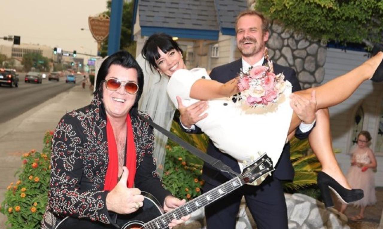 Lily Allen and David Harbour's wedding looks like the most chilled ever