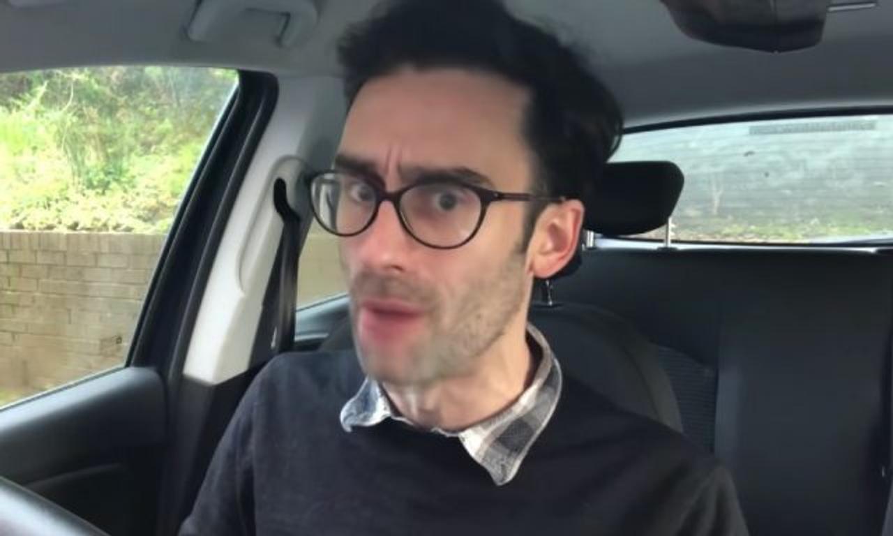 This posh English guy's attempt at rapping in his car has gone viral