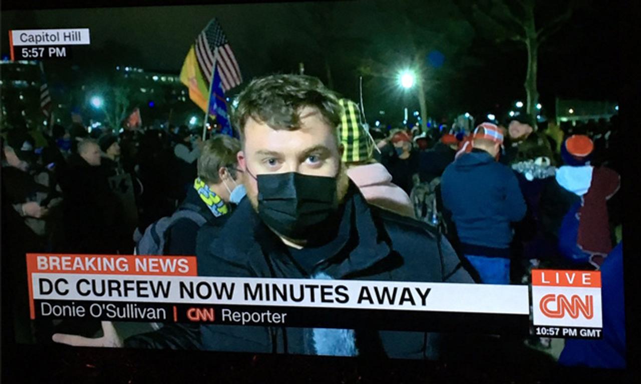 Irish CNN reporter Donie O'Sullivan made us proud last night
