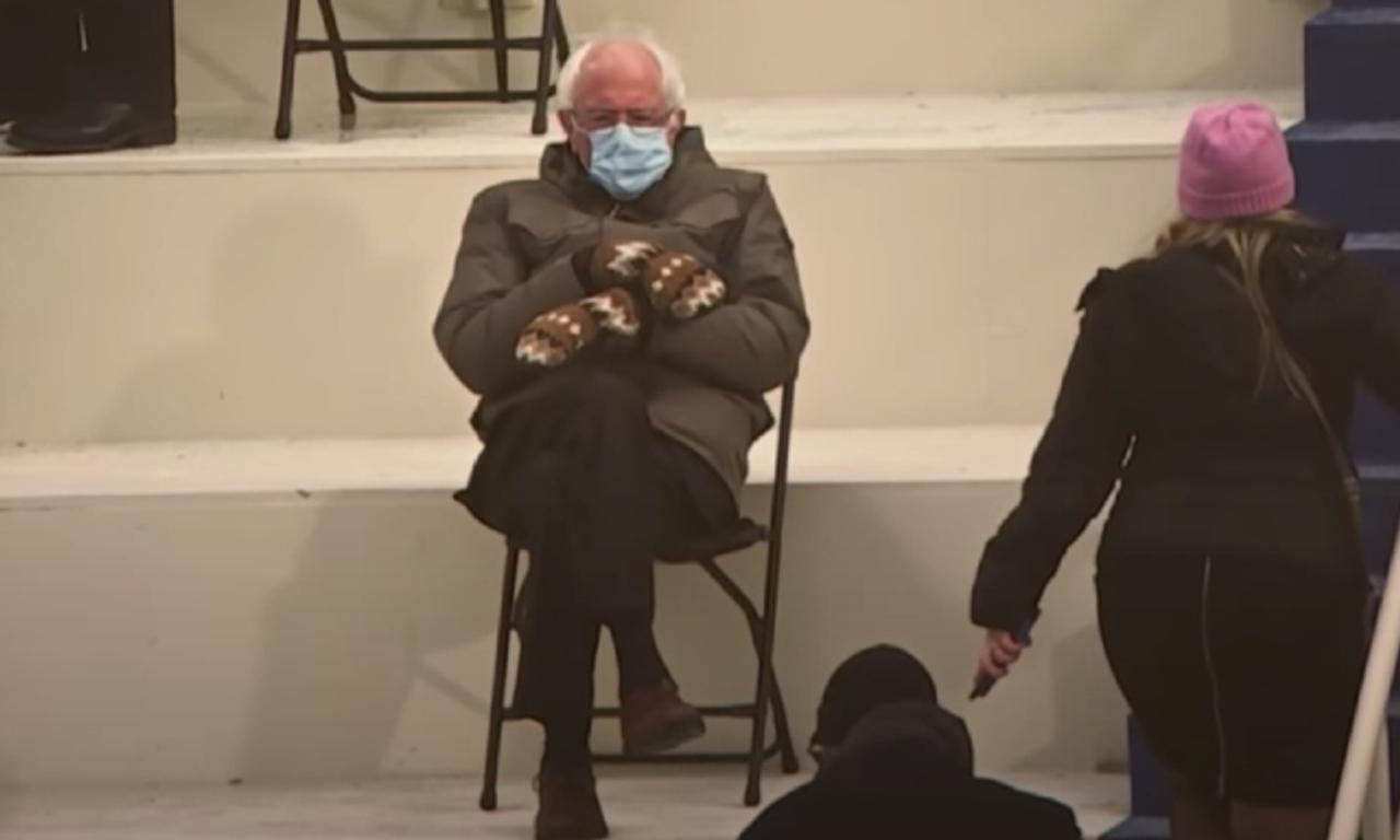 Bernie Sanders gives his reaction to becoming a meme