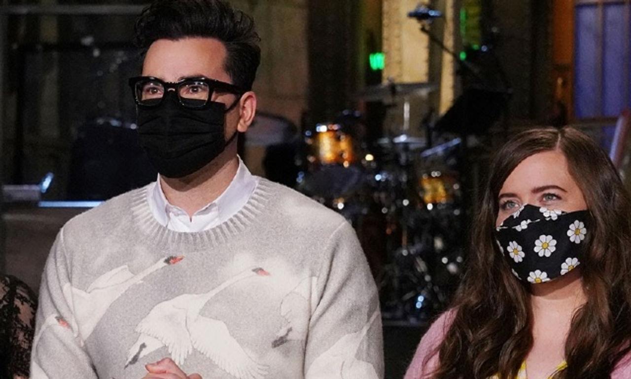 Dan Levy promotes his 'Saturday Night Live' hosting gig this weekend