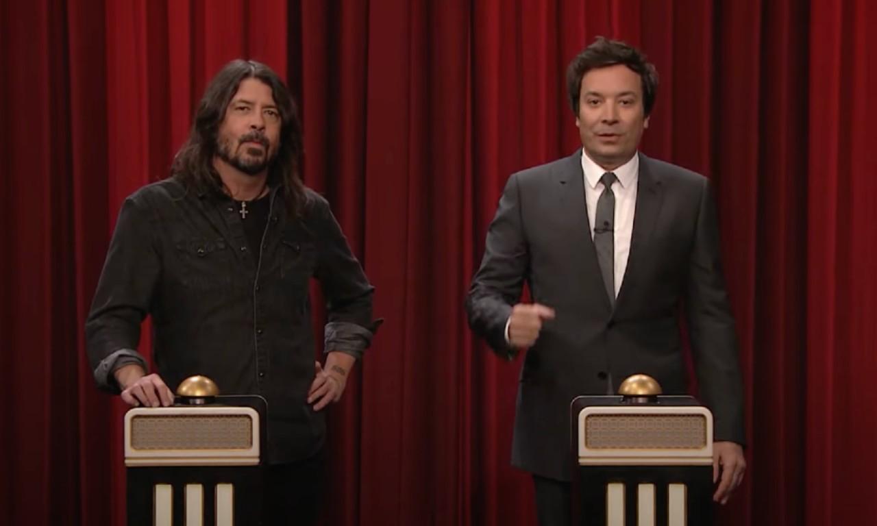 Dave Grohl doesn't recognise his own (former) band's song on Jimmy ...
