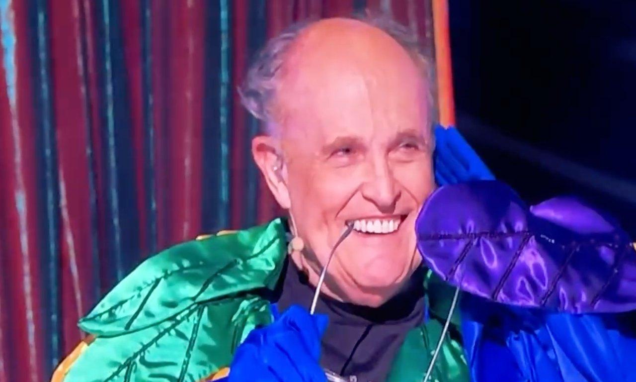 Here's that awkward moment Rudy Giuliani was revealed on 'The Masked ...