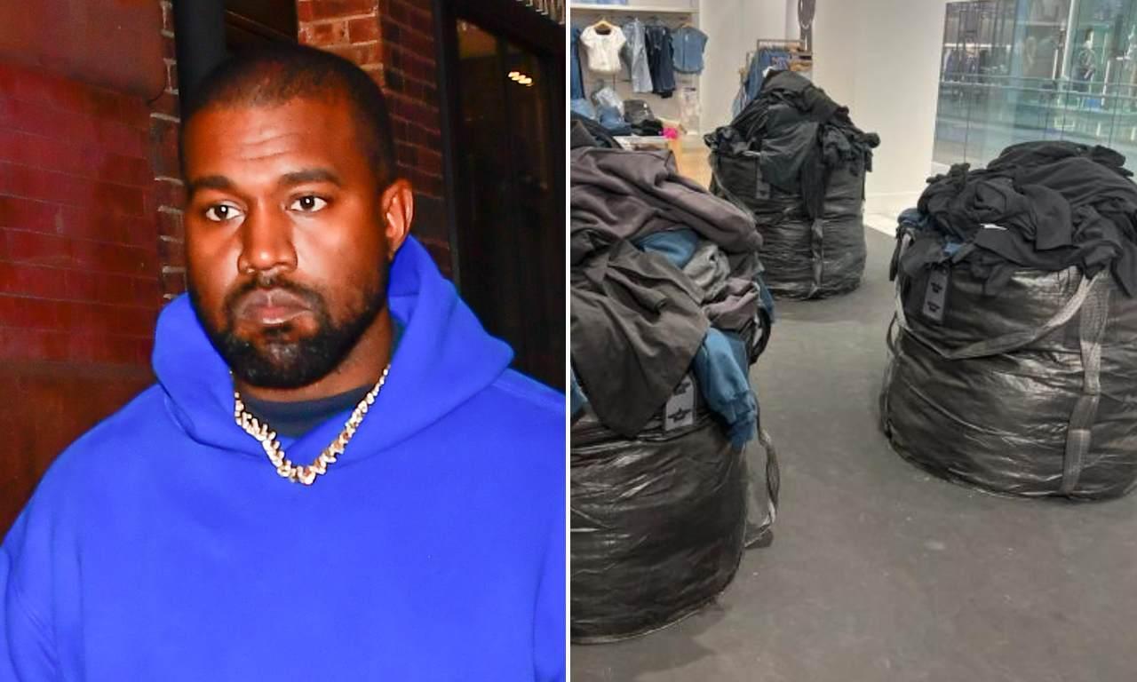 Kanye West defends his clothing being sold out of trash bags