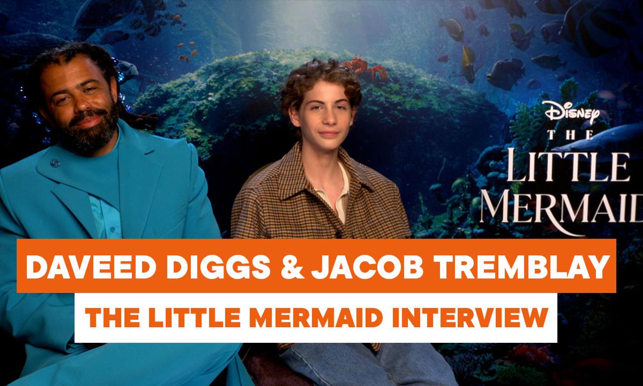 Jacob Tremblay and Daveed Diggs on playing Flounder & Sebastian in 'The Little Mermaid'
