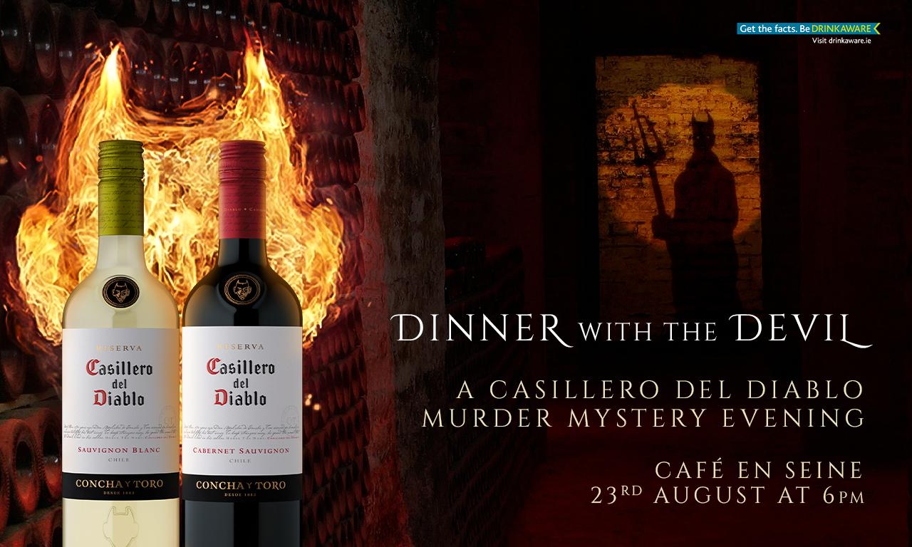Fancy Dinner with the Devil? An exclusive Murder Mystery night is taking place in Dublin this month